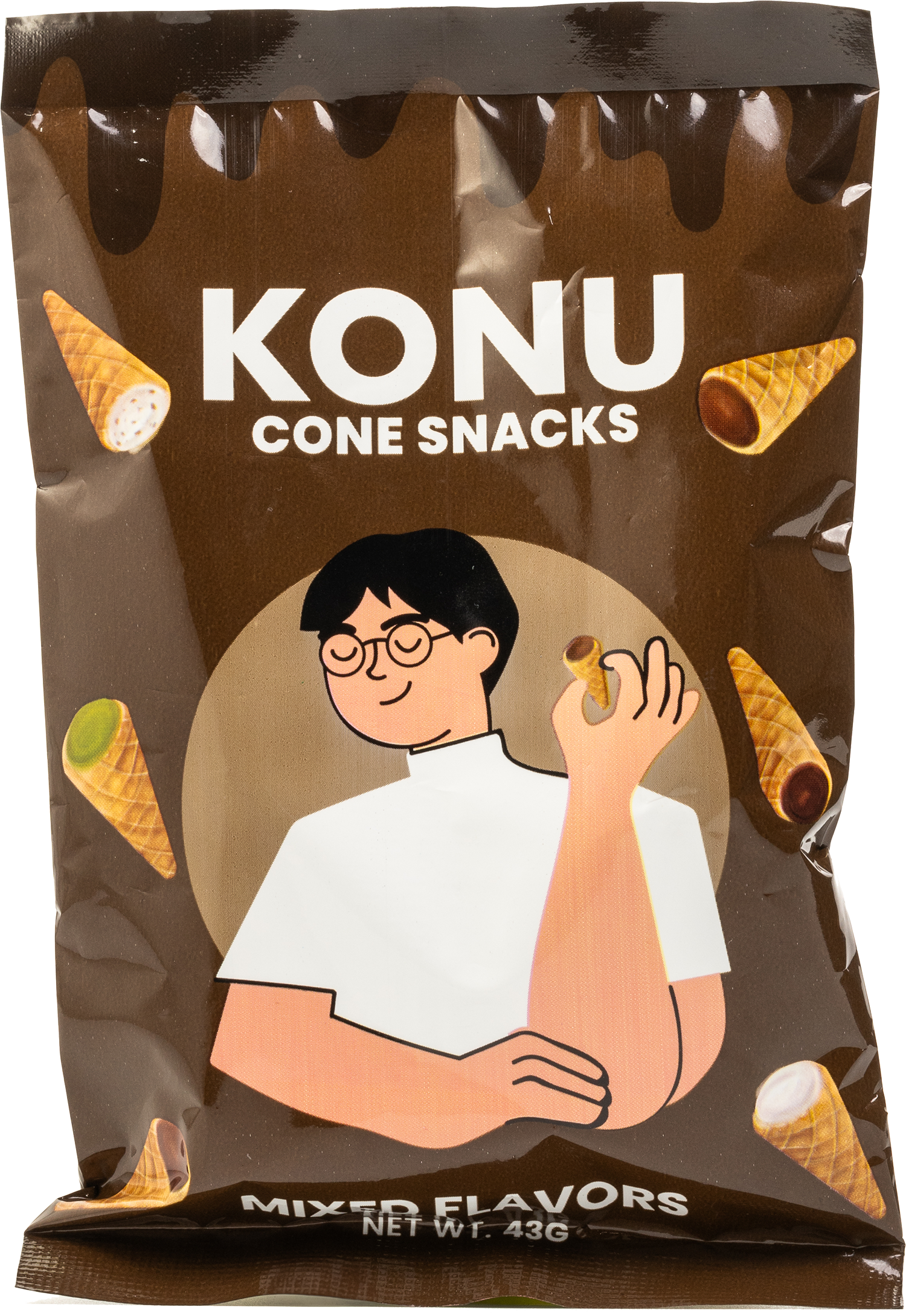 Mixed Flavors Cone Snack – Konufoods